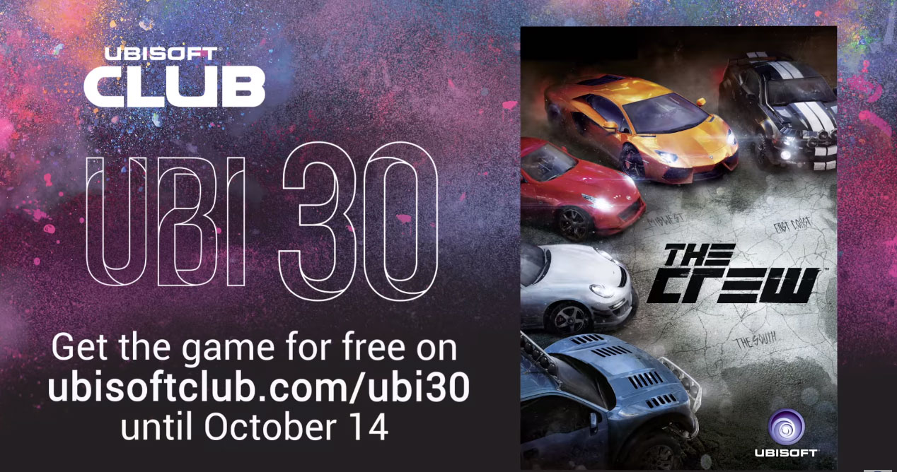 Ubisoft regalará The Crew por su 30º aniversario – Zona MMORPG