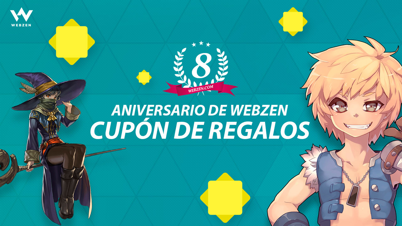 ¡Consigue tu clave de regalos Webzen y celebra el 8º aniversario ...