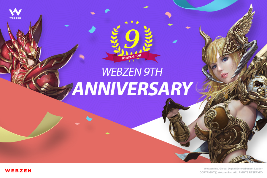 ¡Webzen cumple 9 años y lo celebramos con un reparto de claves! – Zona MMORPG
