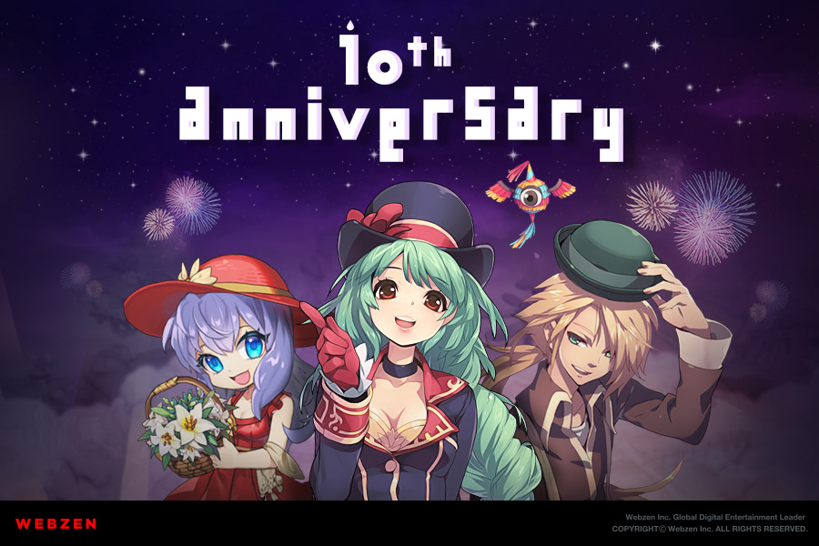 Webzen celebra su 10º aniversario y lo celebramos con ¡1000 claves de ...