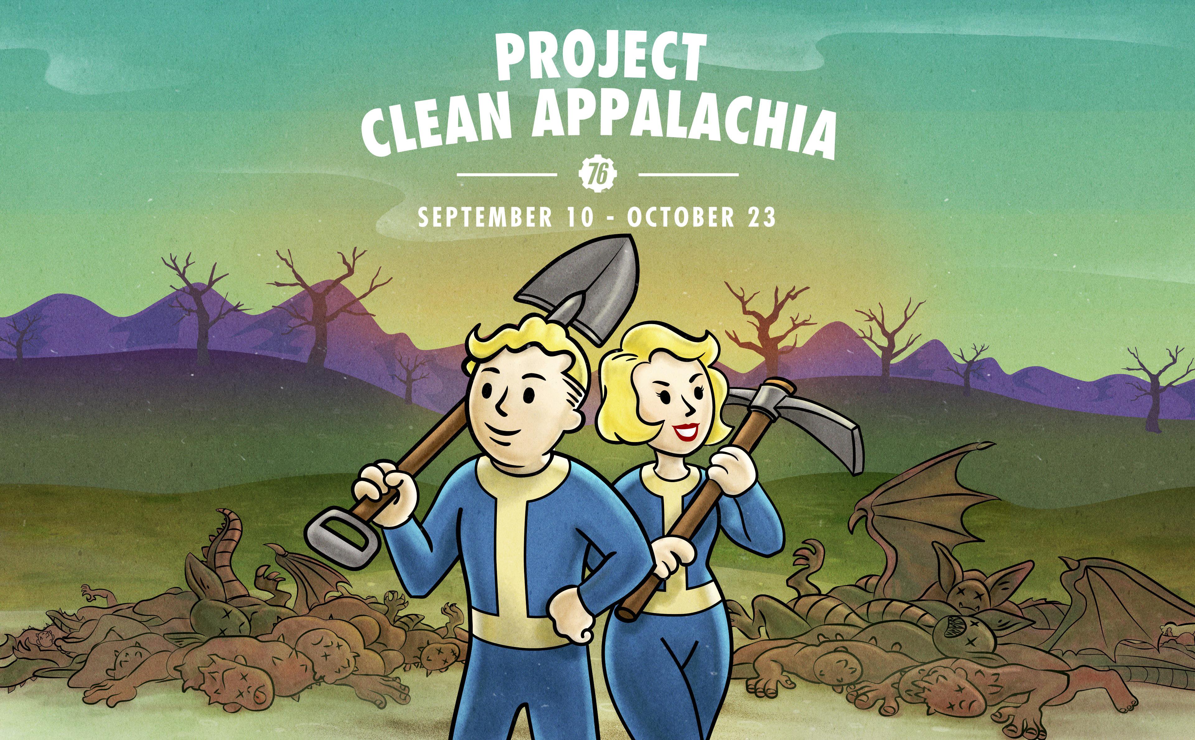 Fallout 76 arranca un nuevo evento del Proyecto Limpiar Appalachia ...
