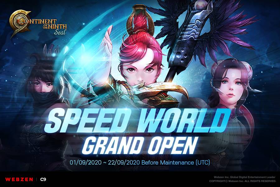Nuevo Speed Server para CONTINENT OF THE NINTH SEAL (C9) – Zona MMORPG