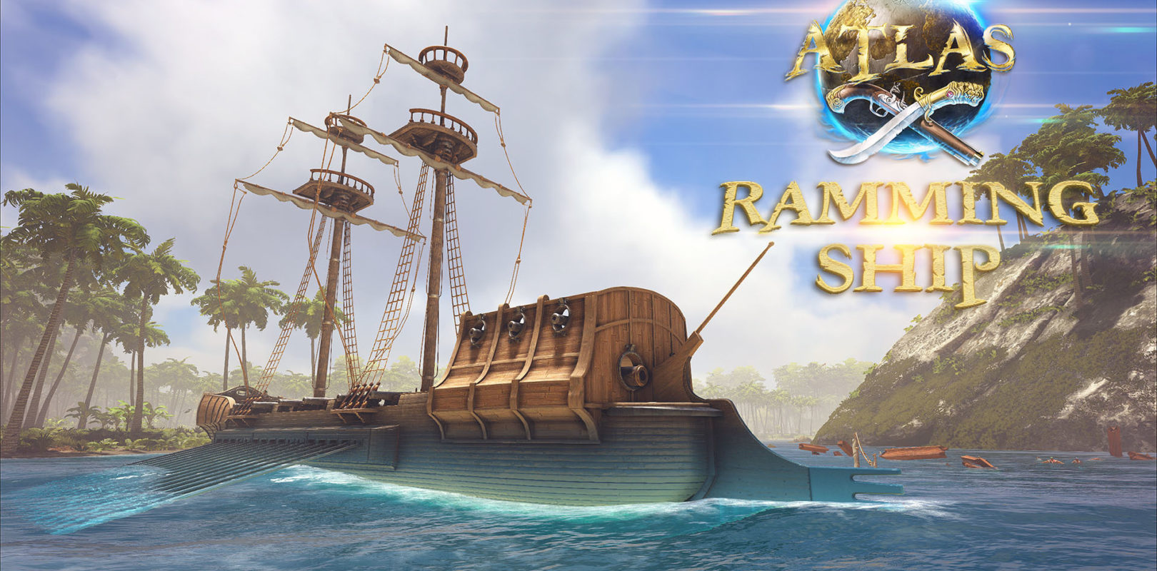 Ya está disponible el último barco, perfecto para embestir, de Atlas ...