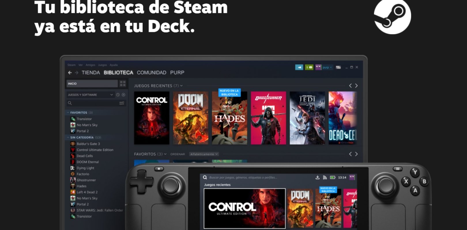 Steam presenta su consola de juegos portátil capaz de ejecutar el ...