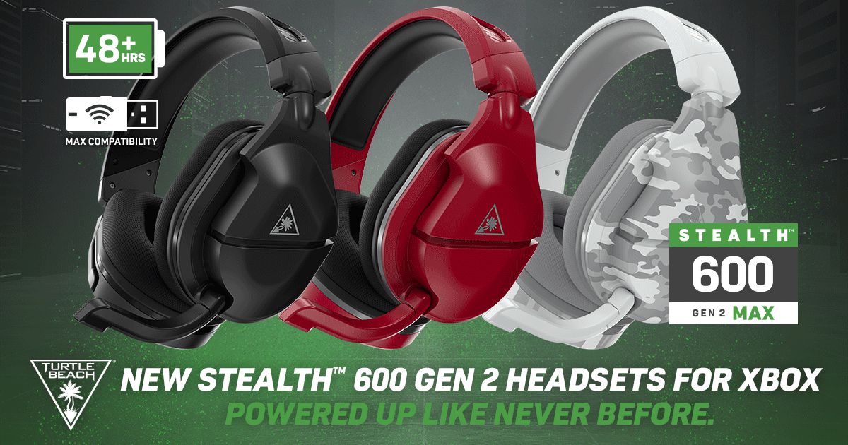 TURTLE BEACH presenta los auriculares STEALTH 600 GEN 2 MAX y STEALTH ...
